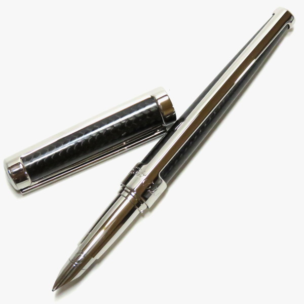 エステーデュポン S.T. DUPONT デフィ DEFI 400700 カーボンファイバー 万年筆 F 定価91800円(S.T.デュポン ...