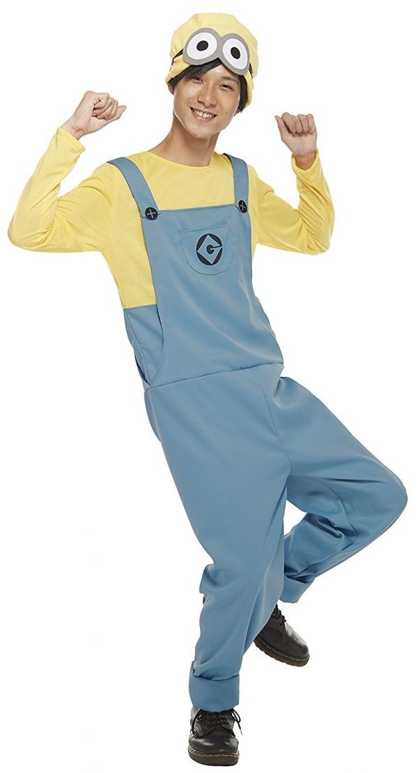 ミニオン デイブ コスチューム メンズ 対応 身長165-175cm 95925 キャラクター 変身 仮装 コスプレ ハロウィン パーティー ...