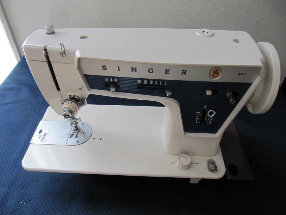 昭和レトロ 足踏みミシン本体のみ シンガー SINGER 型式287(ミシン)｜売買されたオークション情報、yahooの商品情報をアーカイブ ...