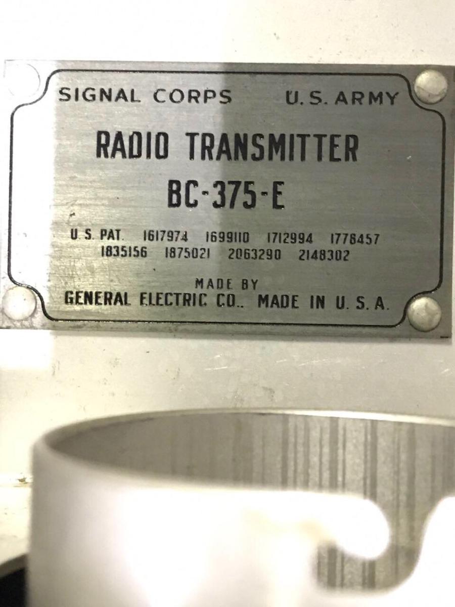 SIGNAL CORPS / TRANSMITTER TUNING UNIT / TU-6-B /RADIO TRANSMITTER / BC ...