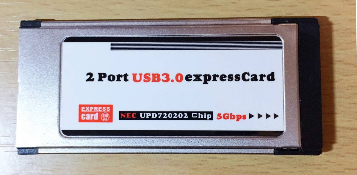 Express Card 34mm USB3.0 2ポート増設 PCカード エクスプレスカード 増設インターフェースカード ...