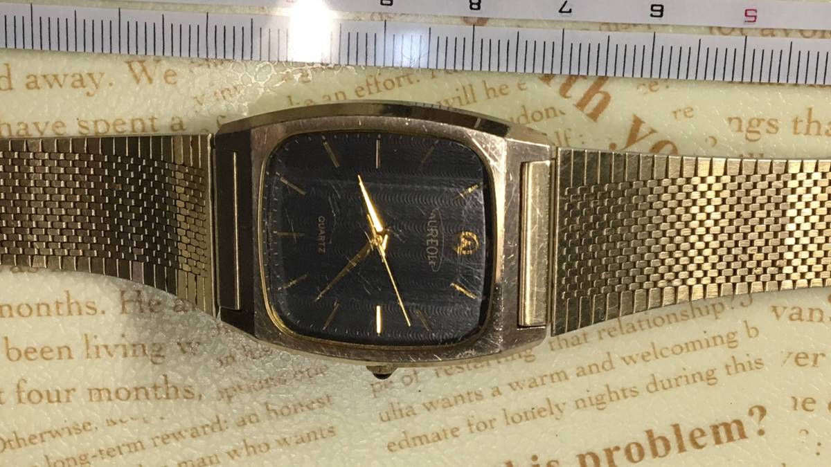 AUREOLE QUARTZ メンズ 腕時計 SW-E115 ブラック文字盤 w(その他)｜売買されたオークション情報、yahooの商品情報をアーカイブ公開 - オークファン（aucfan.com）