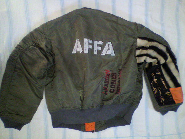 AFFA MA-1 94年nowhere LTD発売版 Mサイズ 高橋盾 藤原ヒロシ ダメージあり(AFFA)｜売買されたオークション情報 ...