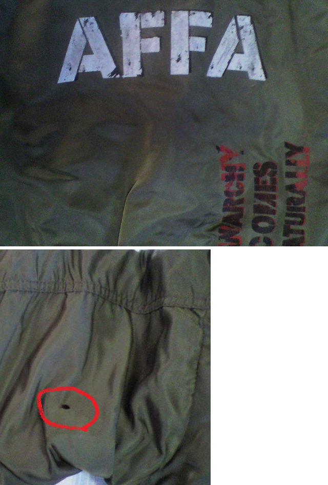 AFFA MA-1 94年nowhere LTD発売版 Mサイズ 高橋盾 藤原ヒロシ ダメージあり(AFFA)｜売買されたオークション情報 ...