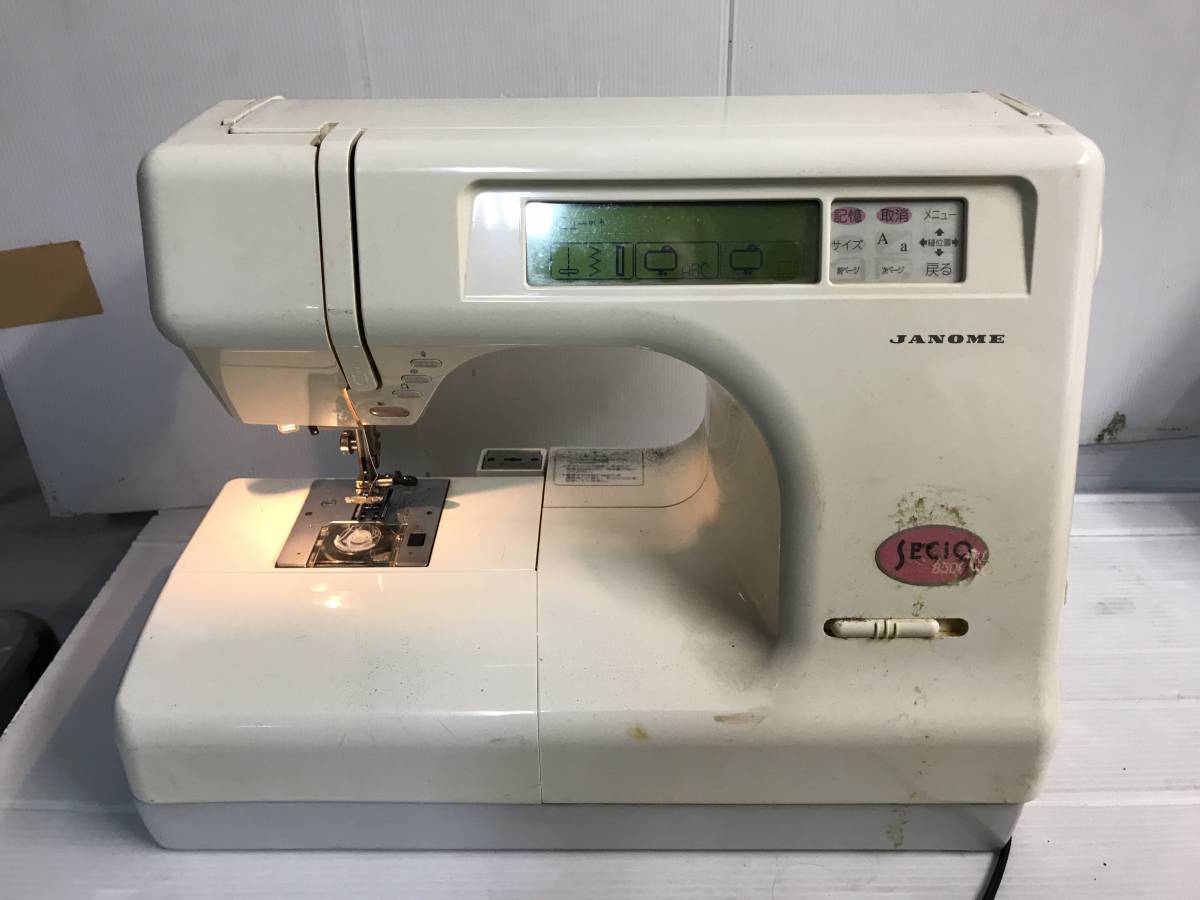 1703R JANOME ジャノメ SECIO 8500 コンピューターミシン ジャンク品(ジャノメ)｜売買されたオークション情報、yahoo ...
