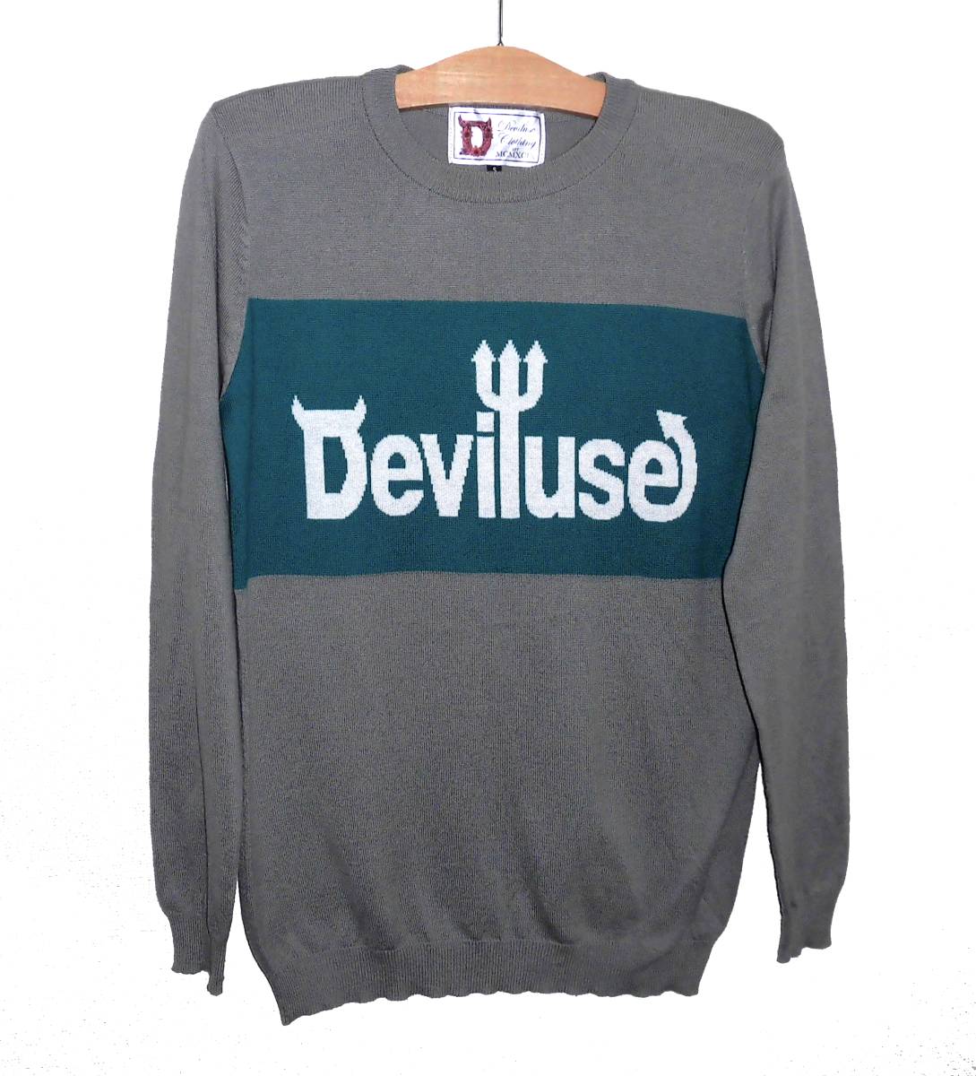 DEVILUSE/デビルユース ロゴ編込みライン ニット S(デビロック)｜売買されたオークション情報、yahooの商品情報をアーカイブ公開 - オークファン（aucfan.com）