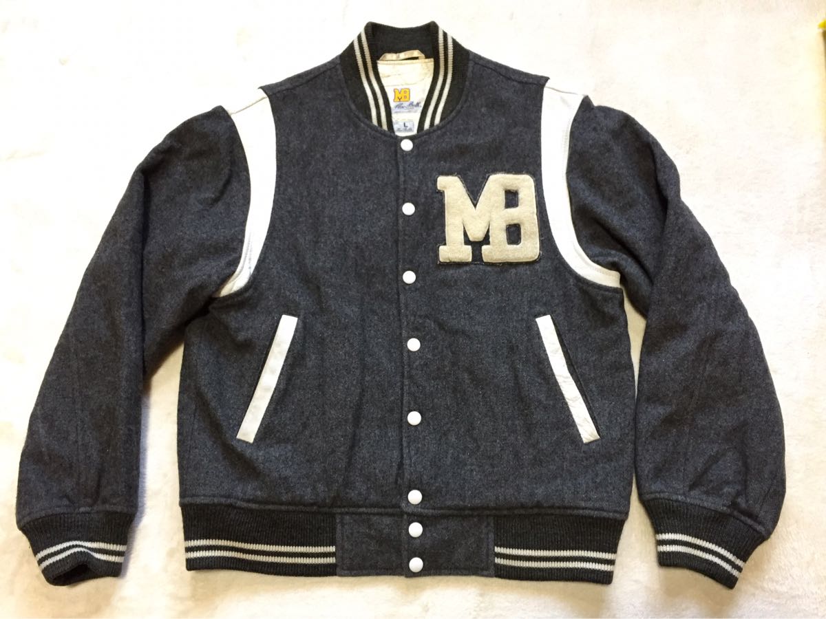 Mac Beth マクベス ウール スタジャン スタジアムジャンパー L グレー キルティング(Lサイズ)｜売買されたオークション情報、yahooの商品情報をアーカイブ公開 - オークファン ...