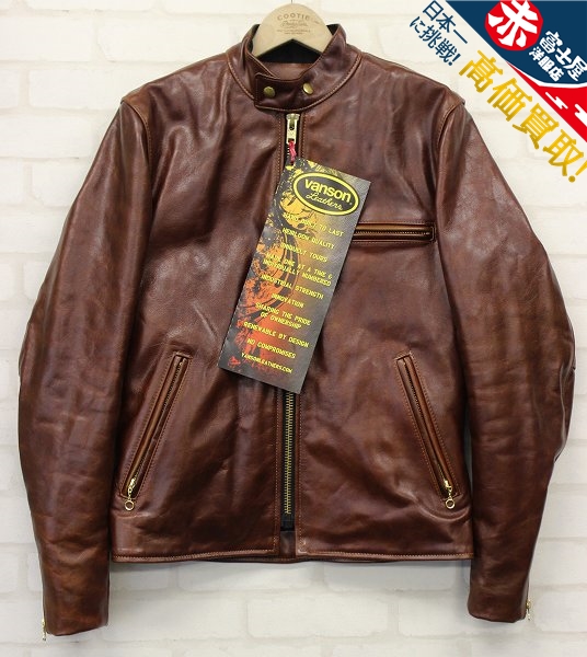 1J6451/バンソン TYPE B シングルライダース オクタゴン VANSON 36(ジャケット、上着)｜売買されたオークション情報、yahooの商品情報をアーカイブ公開 - オークファン ...