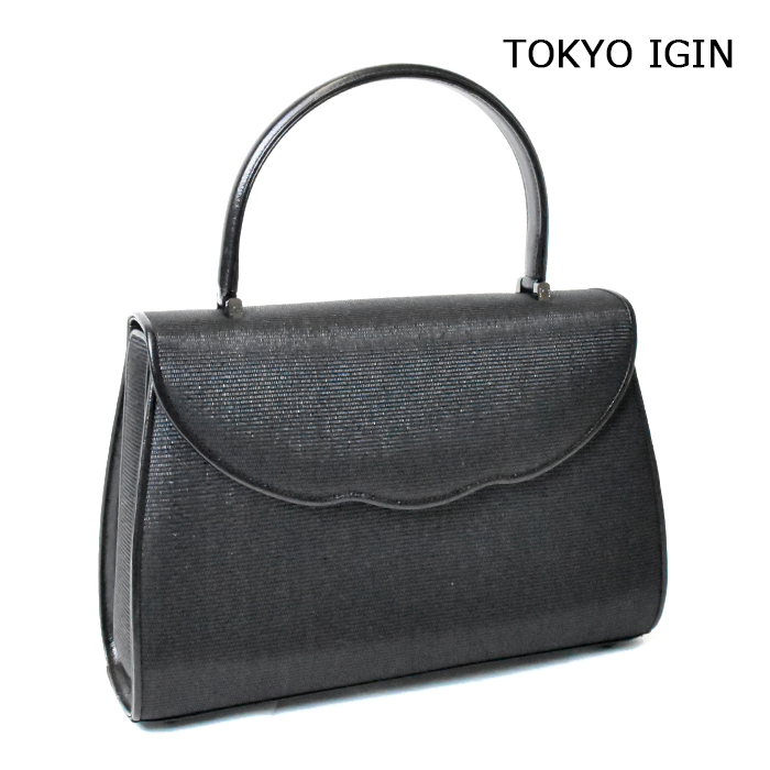TOKYO IGIN/東京イギン ホースヘア フォーマルバッグ ハンドバッグ ブラック 展示品(ハンドバッグ)｜売買されたオークション情報 ...