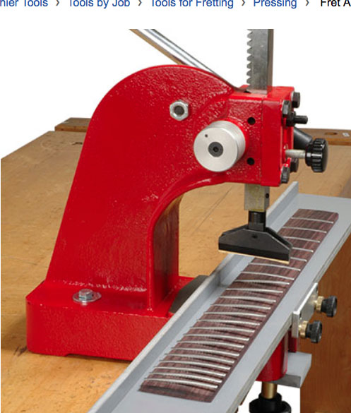 プロ用 フレットプレス機 stewmac Fret Arbor Press System オールドギブソンファクトリー(ネック)｜売買された ...