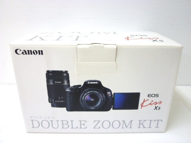 055-105 canon デジタル一眼レフ EOS kiss X5 ダブルズームキット レリーズ1189回(キヤノン)｜売買された ...