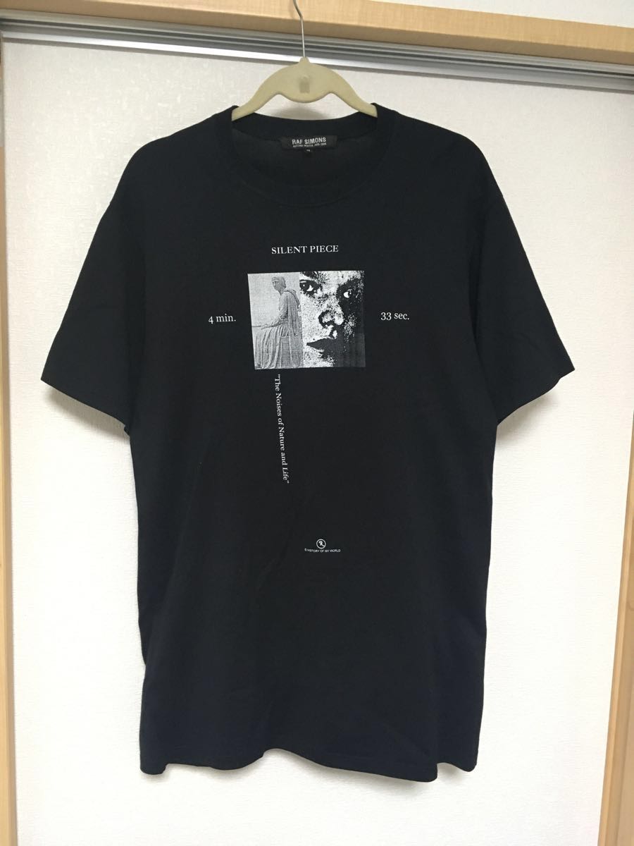 raf simons ラフシモンズ 05-06aw プリント カットソー ブラック サイズ46 タグ付き(半袖Tシャツ)｜売買された ...