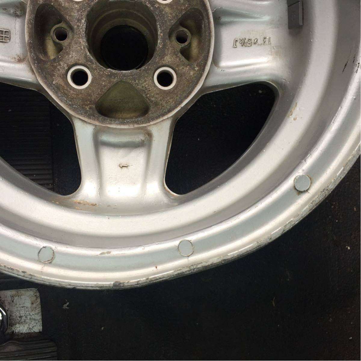 アバルトクロモドラCD30 5.5J-13 PCD 98mm マグネシウムホイール abarth fiat autobianchi lancia マグホイール アロイホイール ...