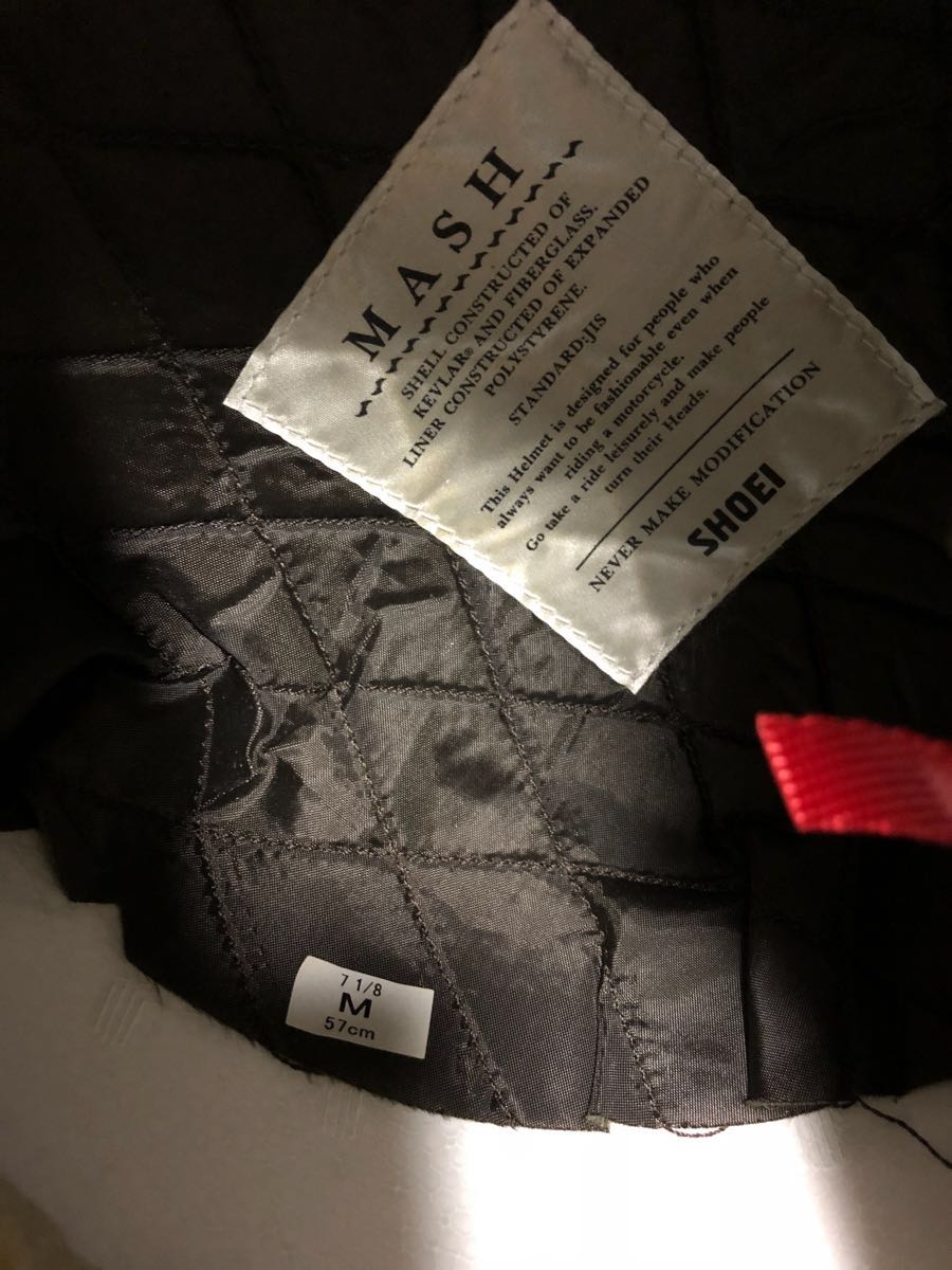 SHOEI ヘルメット ジェットヘル MASH(Mサイズ)｜売買されたオークション情報、yahooの商品情報をアーカイブ公開 - オークファン（aucfan.com）