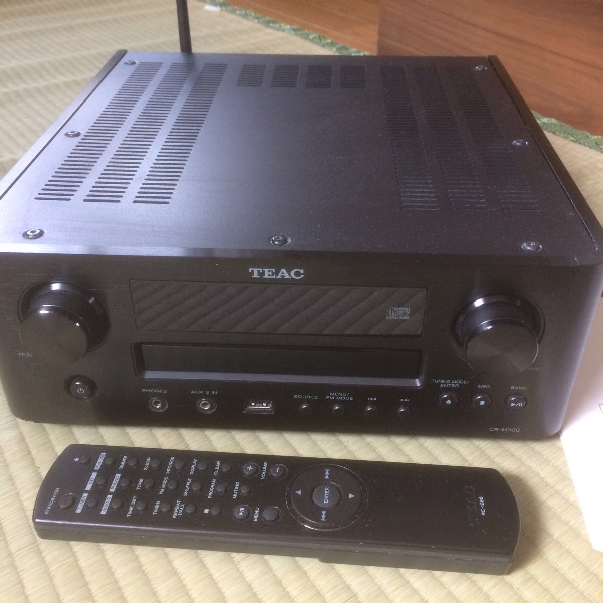 TEAC CR-H700 CDレシーバー ワンオーナー元箱 取説などすべてあります(一般)｜売買されたオークション情報、yahooの商品情報をアーカイブ公開 - オークファン（aucfan.com）