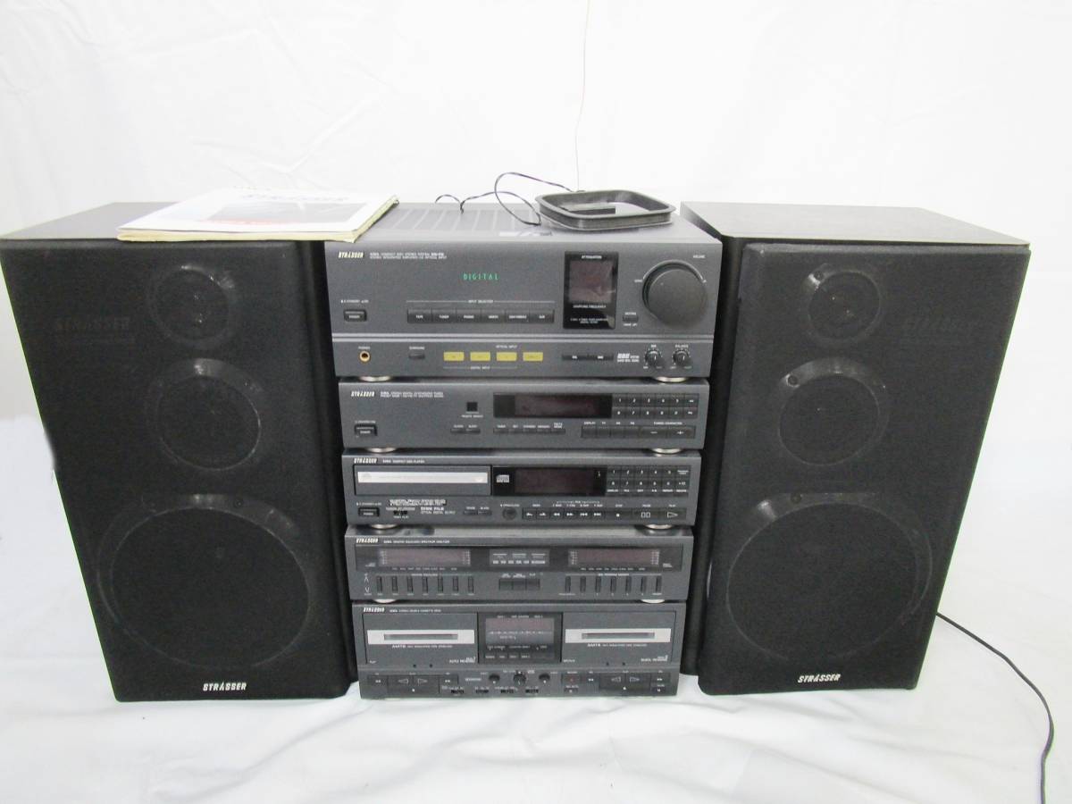 03 97-8114-09 アイワ AIWA STRASSER DS-F2 CDステレオカセットコンポ MX-SF2 TX-SF1 DX ...