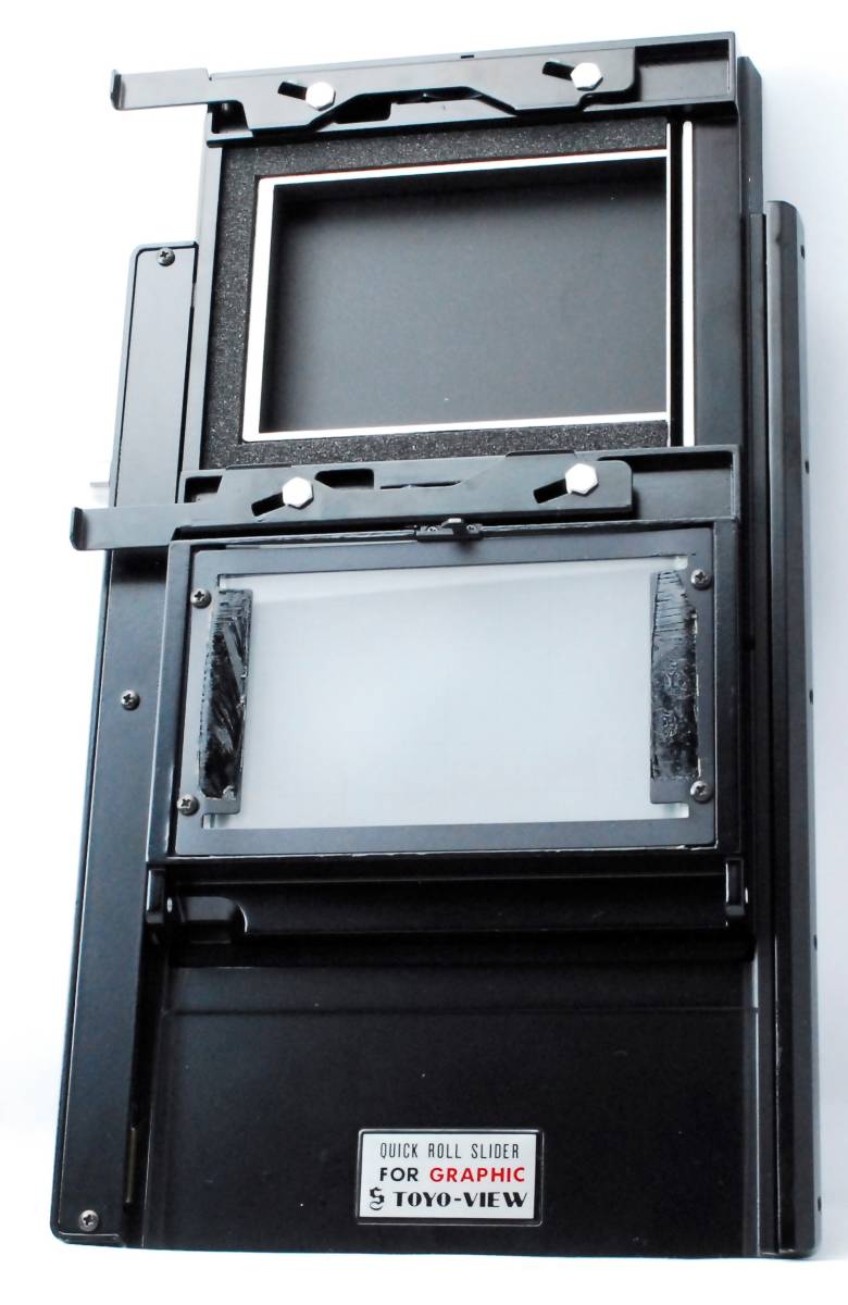 防湿庫保管 動作外観良好 トヨ クイック ロールスライダー TOYO View Quick Roll Slider Back for Graphic Large Format Camera ...