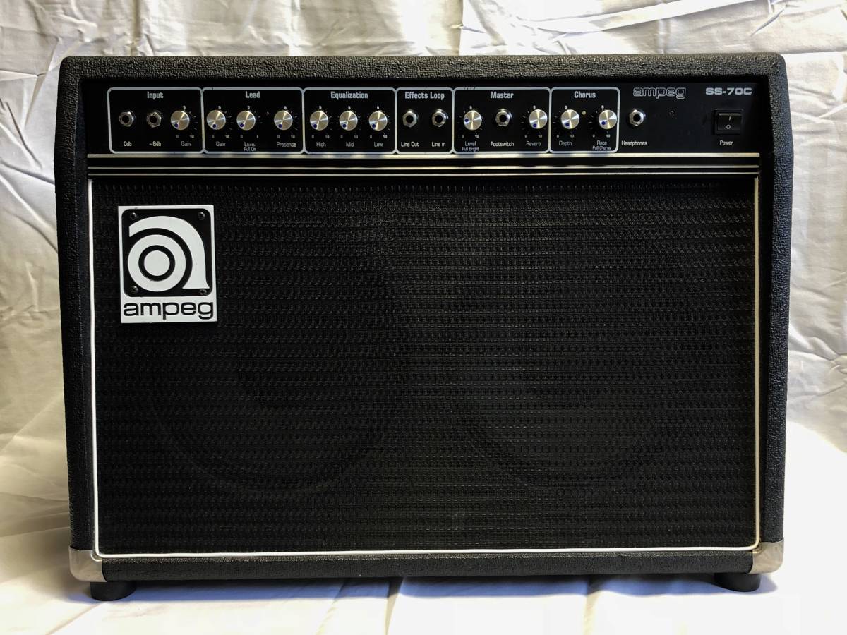 ampeg SS-70C USA製 ソリッドステート ギターコンボアンプ 10"×2 ジャンク品(コンボ)｜売買されたオークション情報 ...