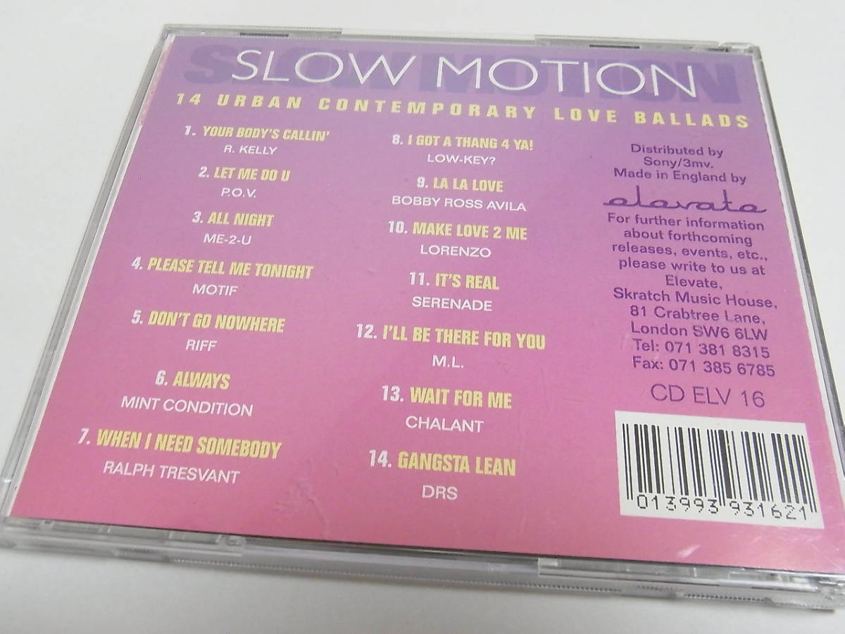 90~ Slow Motion '94 14TRK UK産/Serenade~Chalant/コンピ/V.A./上質作(R&B、ソウル)｜売買されたオークション情報、yahooの商品情報を ...
