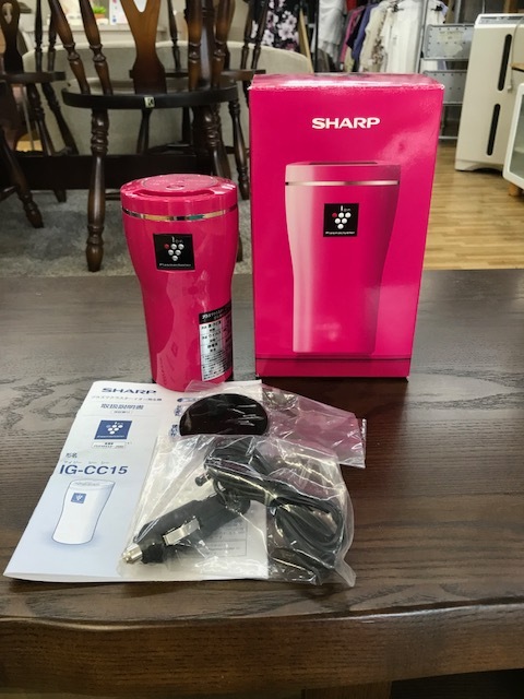 SHARP シャープ プラズマクラスターイオン発生器 IG-CC15 -P 品 箱付き(空気清浄機)｜売買されたオークション情報、yahooの商品情報をアーカイブ公開 - オークファン ...