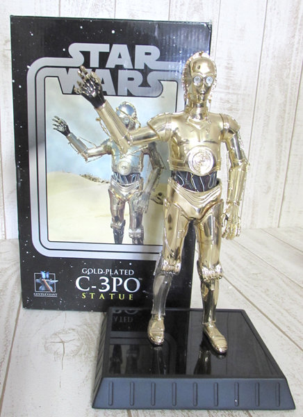 065B スターウォーズ GOLD-PLATED C-3PO STATUE ジャンク(C-3PO)｜売買されたオークション情報、yahooの ...