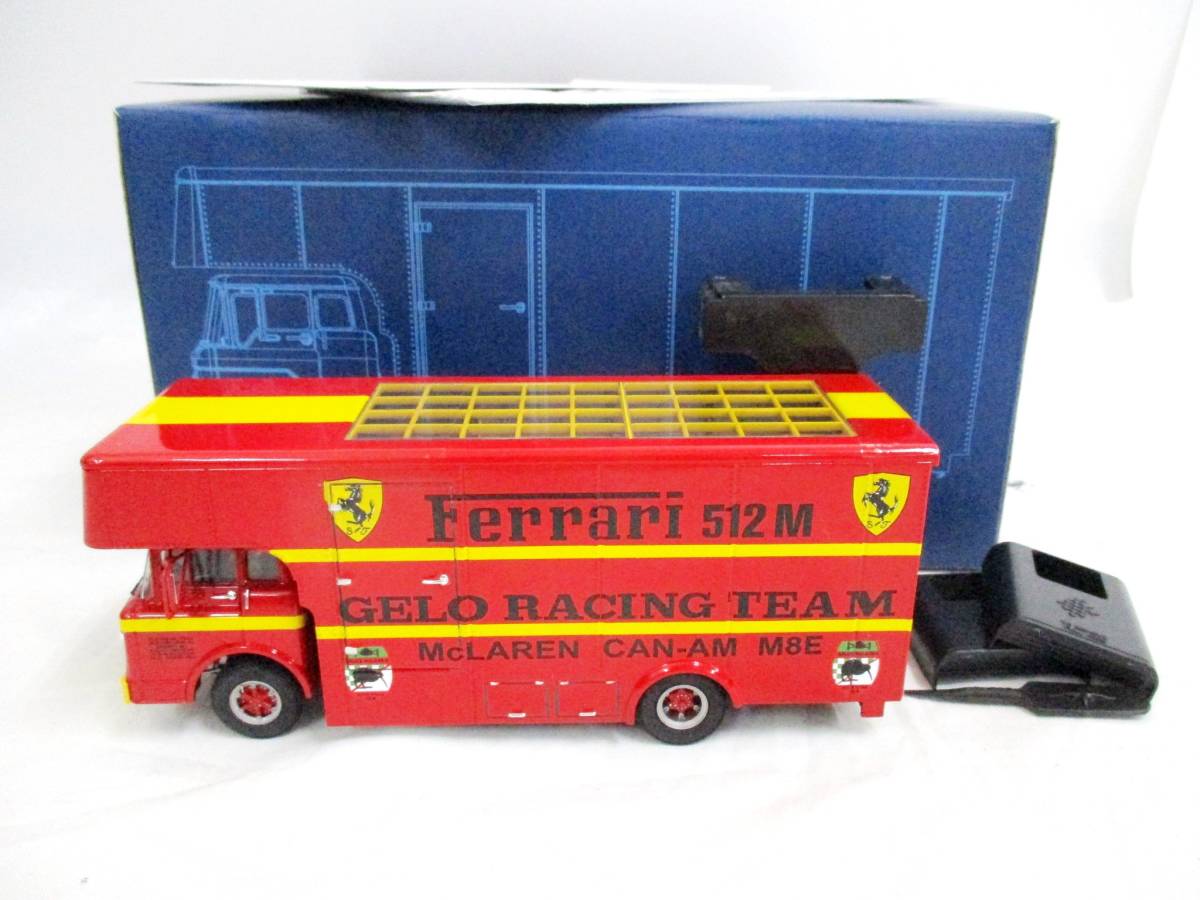 20 104-59497-21 EXOTO トランスポーター 1/43 レーシングチームトランスポーター Gelo Racing Team 長 ...