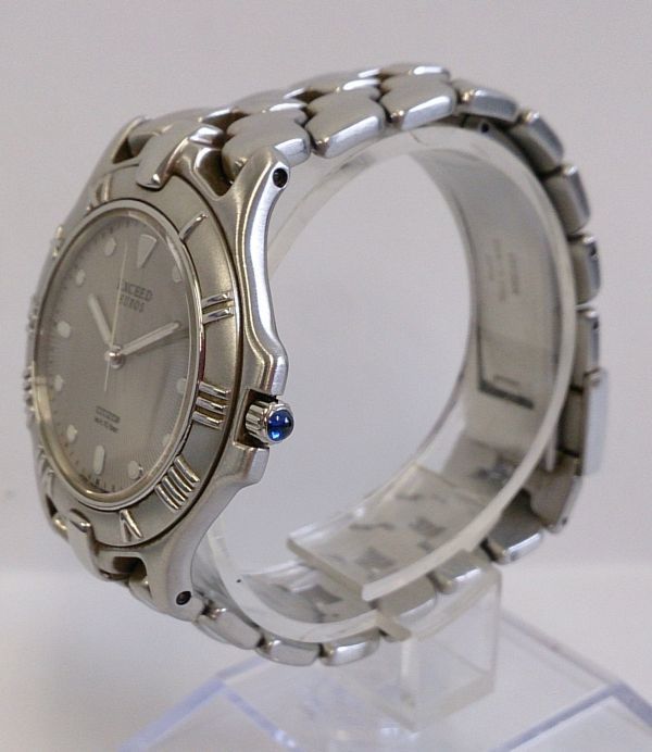D106-sA517 CITIZEN シチズン EXCEED EUROS 0330-C30030 Y メンズ クオーツ 不動 腕時計 現状品⑥ ...