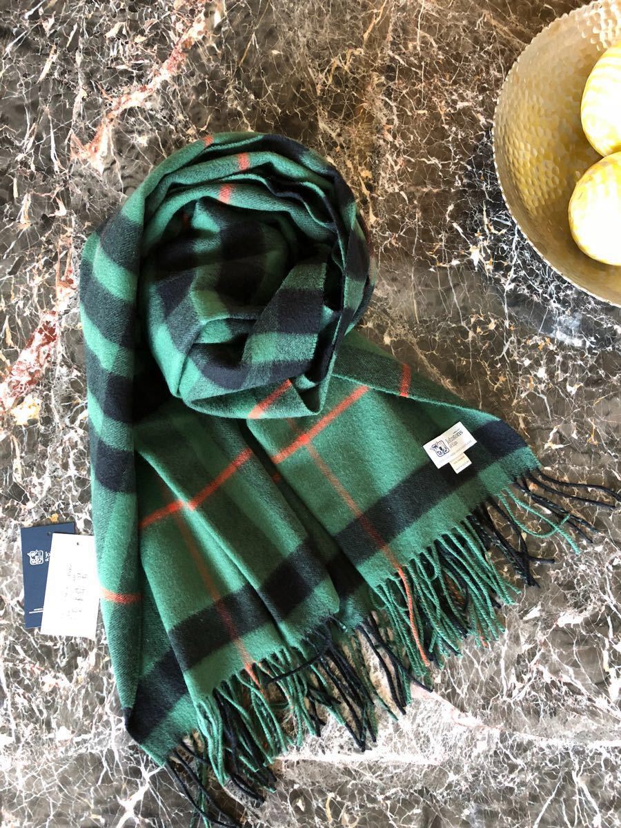 Drawer ドゥロワー別注 JHONSTONS グリーンタータンストール \66960 極美(ドゥロワー)｜売買されたオークション情報 ...