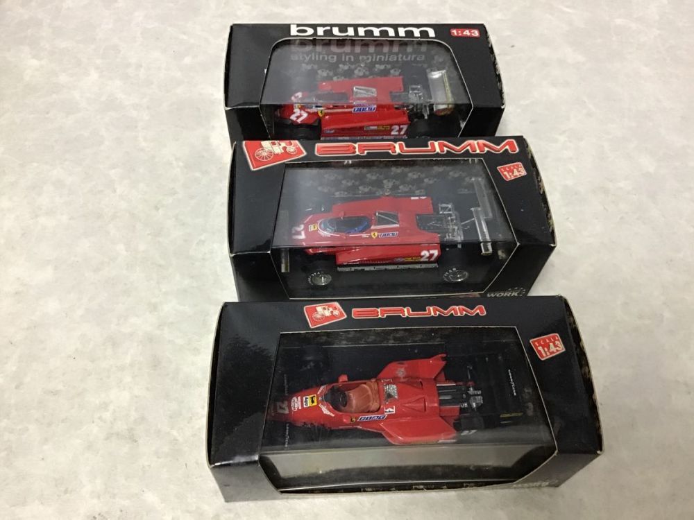 BRUMM 1/43 フェラーリ126C2 126CKターボ R237 アルファロメオ 33TT12 他 /ミニカー(レーシングカー)｜売買さ ...