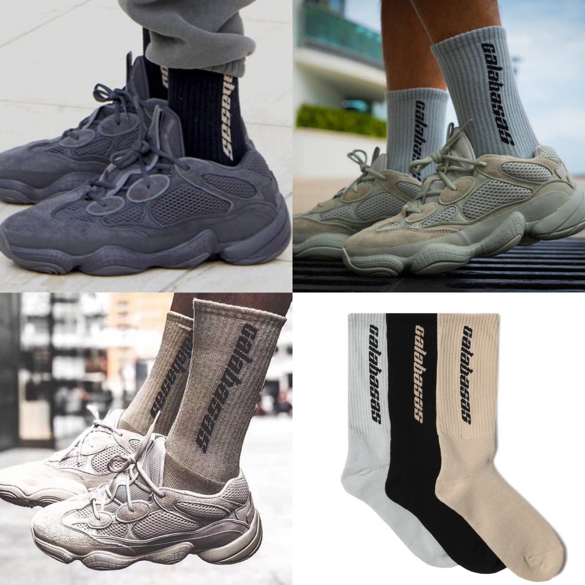 品 YEEZY season6 CALABASAS 3 PACK SOCKS adidas アディダス イージー(セット、まとめ売り)｜売買さ ...