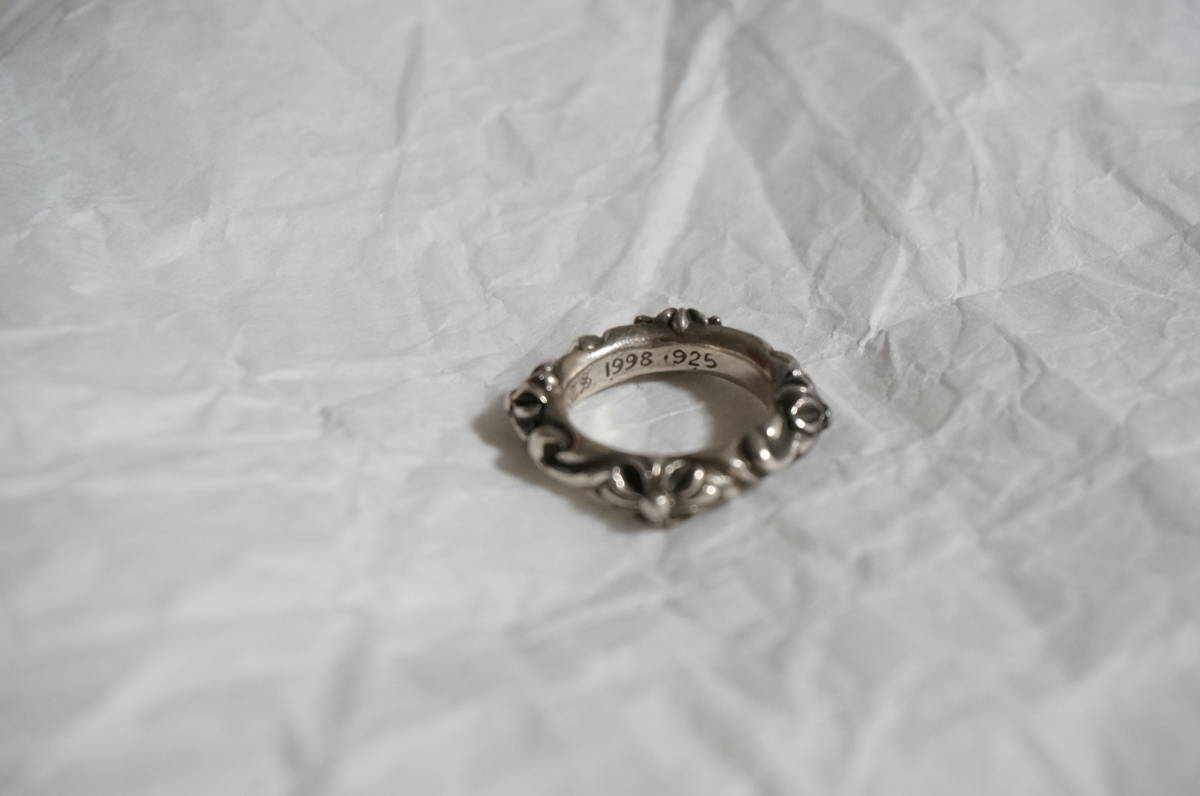 CHROME HEARTS クロムハーツ SBTバンド リング 指輪 SBT BAND RING シルバー925 アクセサリー(指輪)｜売買されたオークション情報、yahooの商品情報を ...