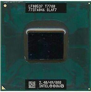 #A053 Intel Core2 Duo Processor T7700 4M Cache 2.40 GHz 800 MHz FSB ...