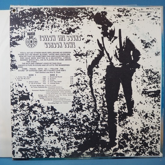 NORTH BAYレコ FOLK PSYCH GORDON LOWE/FOLLOW SOUND 1970年 オリジナル名盤(G)｜売買された ...