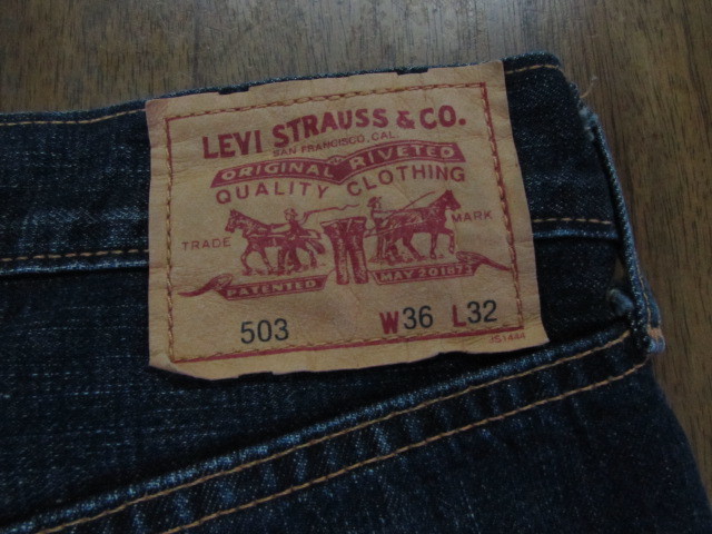 181119 古着 リーバイス 503 ストレート 36(W36)｜売買されたオークション情報、yahooの商品情報をアーカイブ公開 - オークファン（aucfan.com）