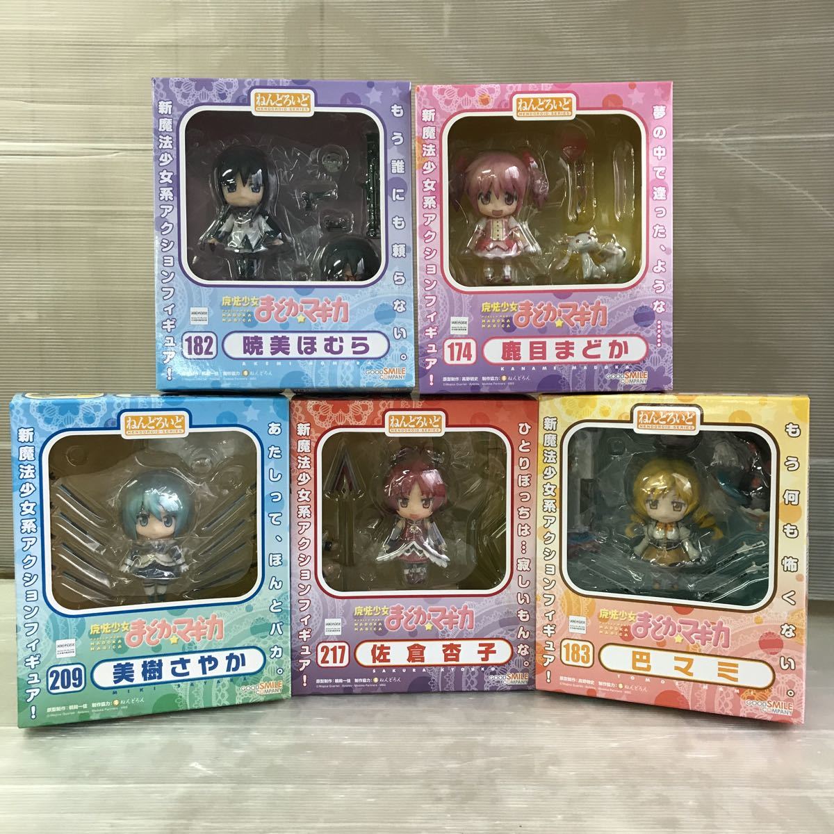 ねんどろいど 魔法少女まどかマギカ 鹿目まどか 暁美ほむら 巴マミ 美樹さやか 佐倉杏子 174 182 183 209 217(魔法少女まどか☆マギカ)｜売買されたオークション情報 ...