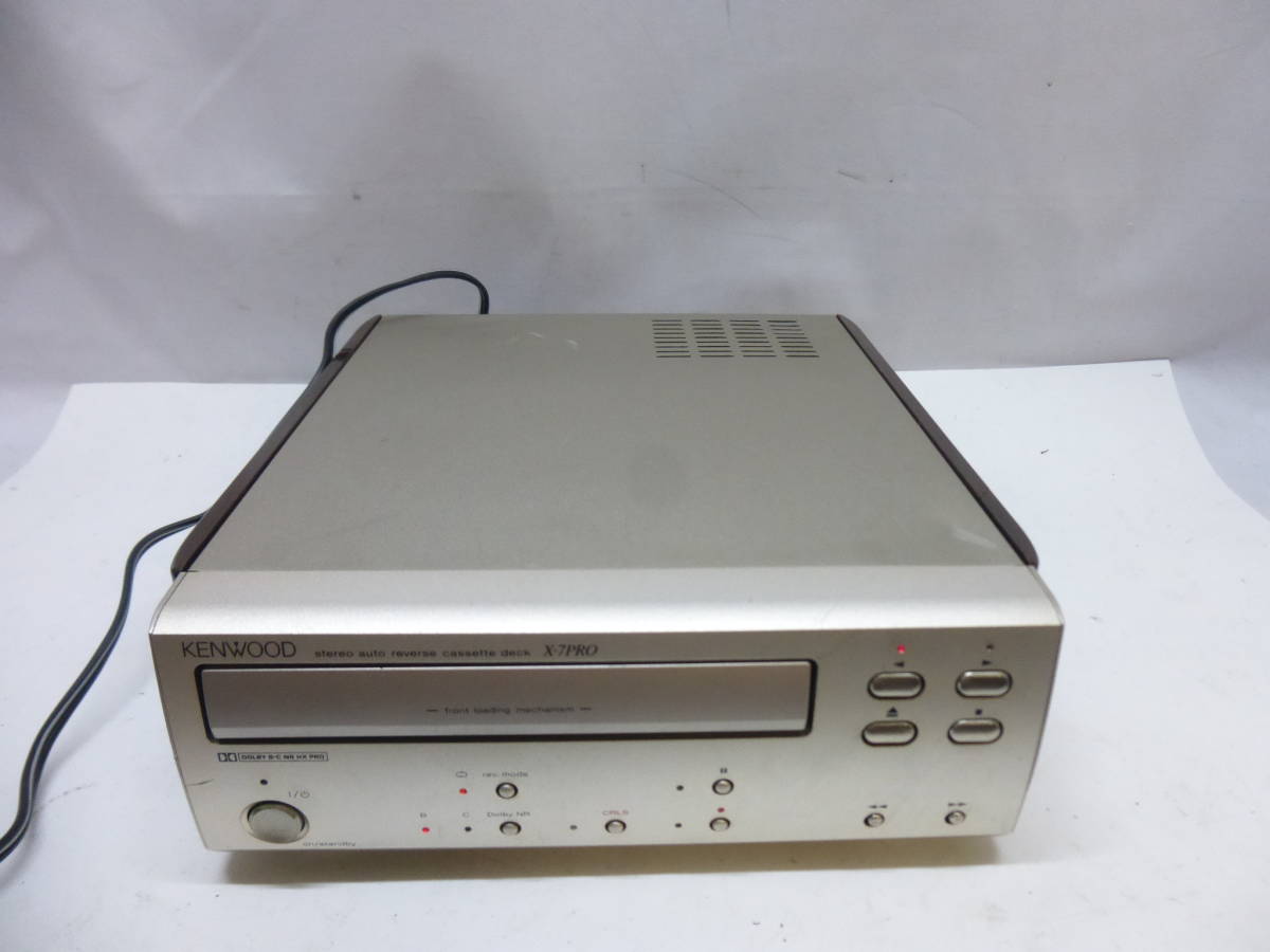K336 KENWOOD X-7PRO カセットデッキ(一般)｜売買されたオークション情報、yahooの商品情報をアーカイブ公開 ...
