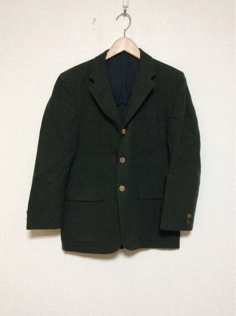 け489 VAN JAC ウールブレザー 90 ダークグリーン オリーブ系 ヴァンジャケット(Sサイズ)｜売買されたオークション情報、yahooの商品情報をアーカイブ公開 - オークファン ...