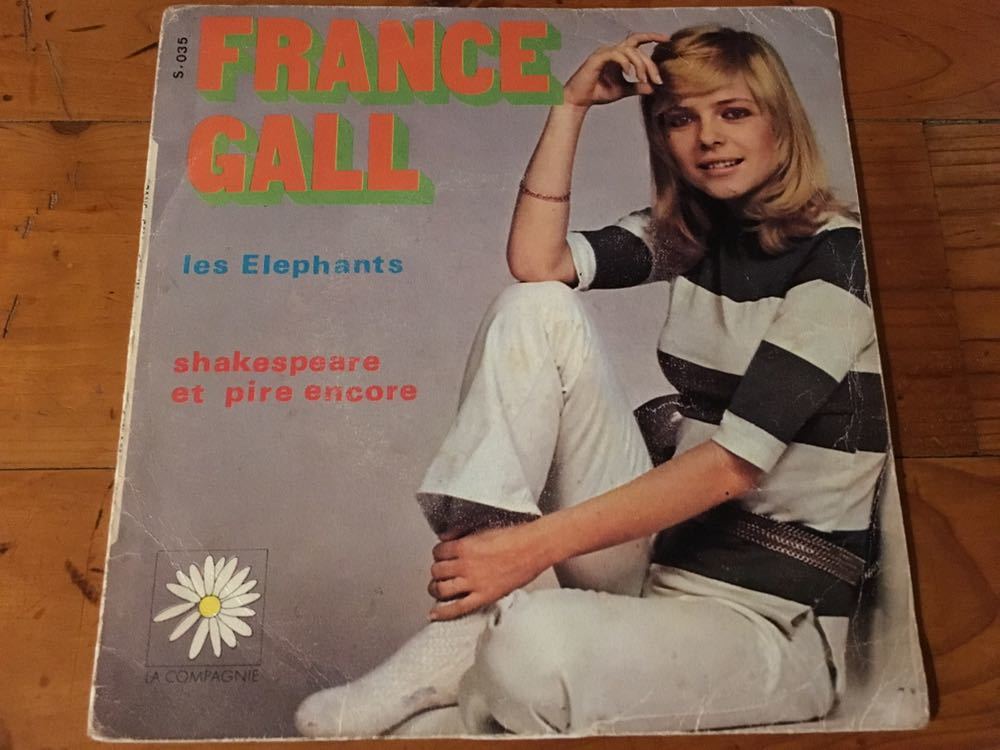 FRANCE GALL les elephants/Shakespeare Et Pire Encore フランス盤EP フレンチ ポップ ...