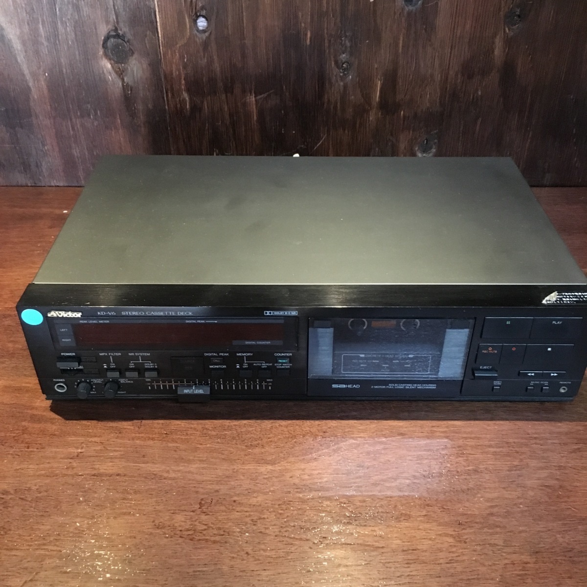 VICTOR KD-V6 STEREO CASTTE DECK 高音質 音質重視 ディスクリート3ヘッド ステレオカセットデッキ(一般)｜売買 ...