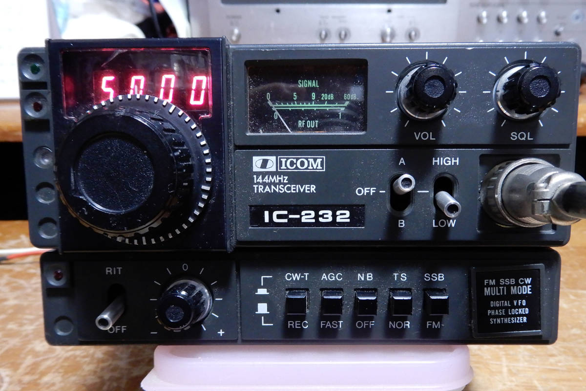iCOM 井上 IC-232 144MHz オールモード 10W機とIC-RM1(モービル)｜売買されたオークション情報、yahooの商品情報 ...