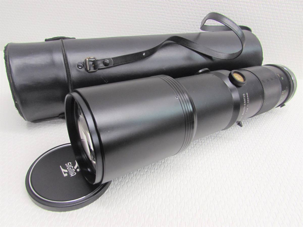 1円 シグマ SIGMA SUPER-TELE MULTI-COATED 1:5.6 f=400mm for Canon マニュアルフォーカス ...