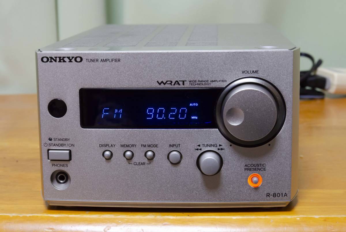 ONKYO INTEC155 R-801A FM/AMチューナー内蔵 ステレオアンプ(ONKYO)｜売買されたオークション情報、yahooの ...