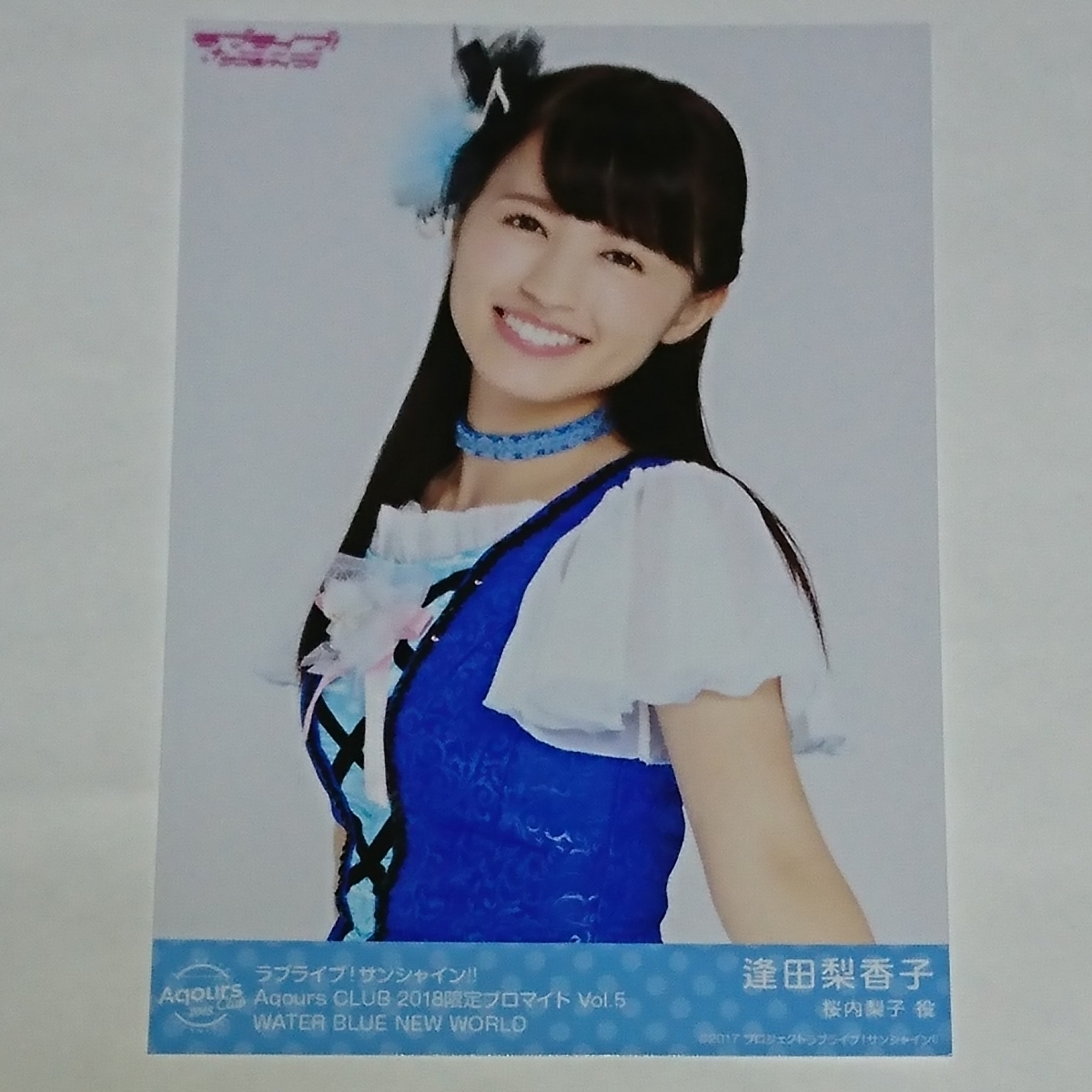 ラブライブ サンシャイン Aqours CLUB 2018 限定ブロマイド vol.5 WATER BLUE NEW WORLD 逢田梨香子 ...