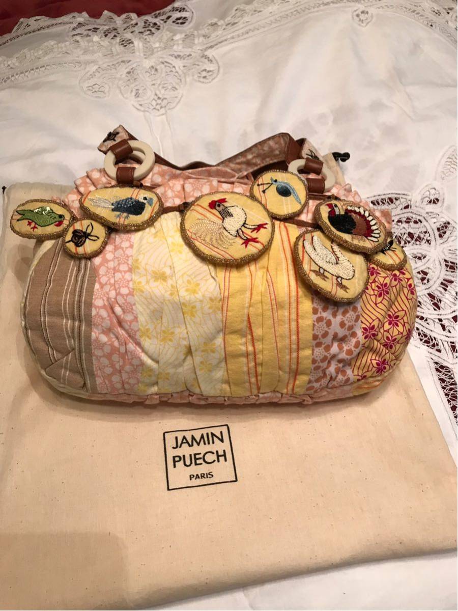 品 JAMIN PUECH ジャマンピュエッシュ 動物 刺繍 ハンド バッグ(布製)｜売買されたオークション情報、yahooの商品情報をアーカイブ公開 - オークファン（aucfan.com）