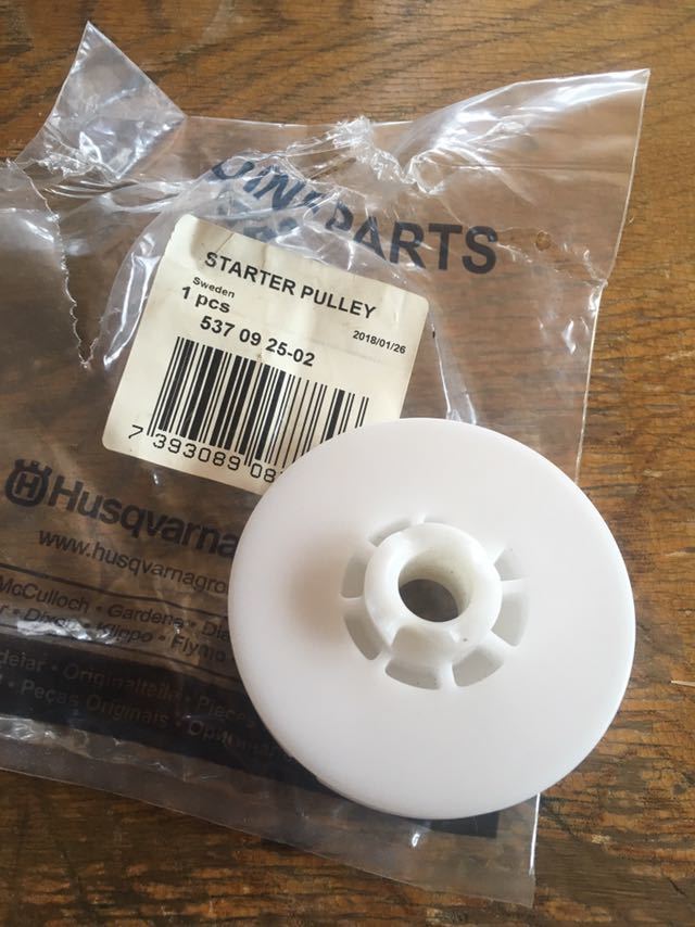ハスクバーナチェーンソー 純正パーツ スタータープーリー 537092502(チェーンソー)｜売買されたオークション情報、yahooの商品情報 ...