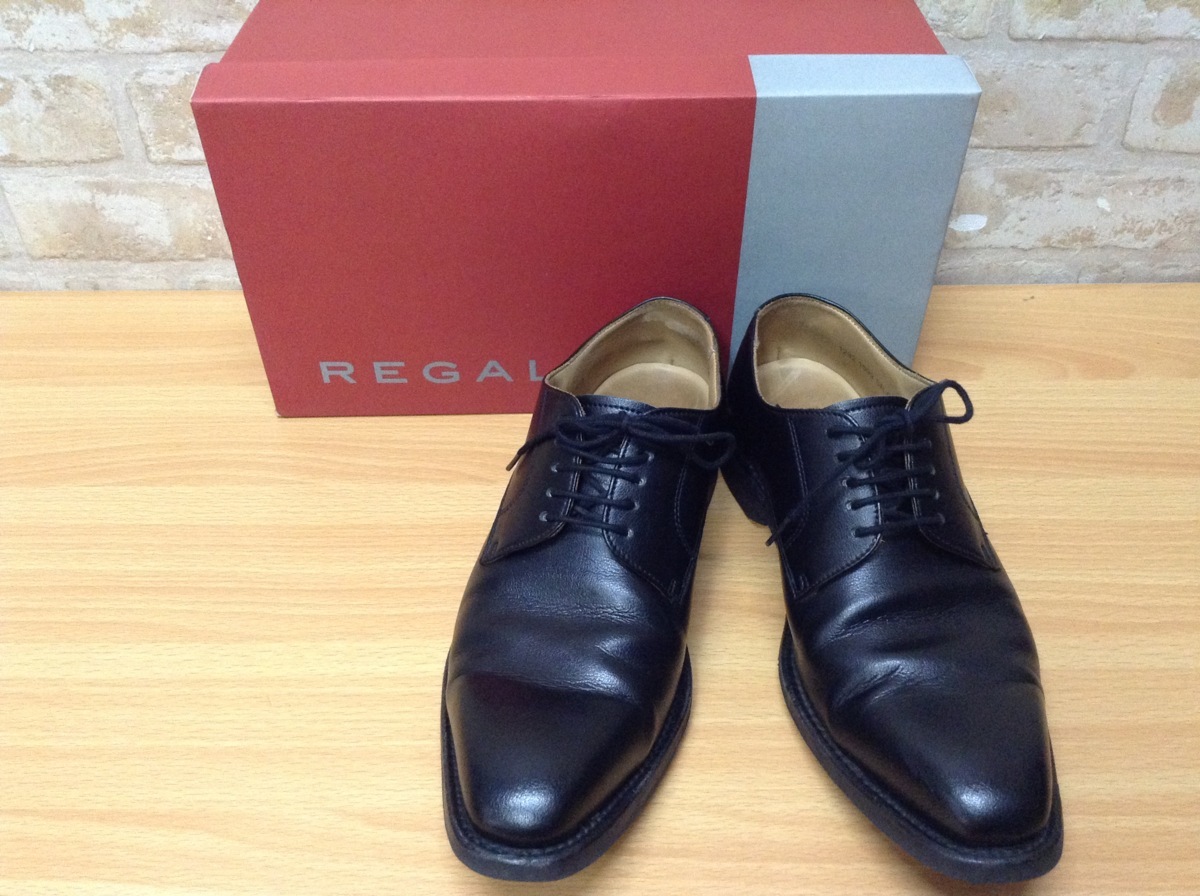 REGAL リーガル ビジネスシューズ 革靴 黒 ブラック 25cm(25.0cm)｜売買されたオークション情報、yahooの商品情報をアーカイブ公開 - オークファン（aucfan.com）