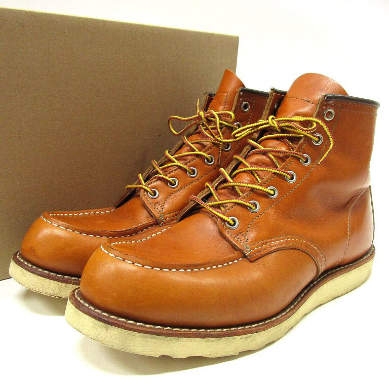 RED WING レッドウィング 9875 6inch CLASSIC MOC TOE 10E ゴールドラセット 復刻 犬タグ レッドウイング ...