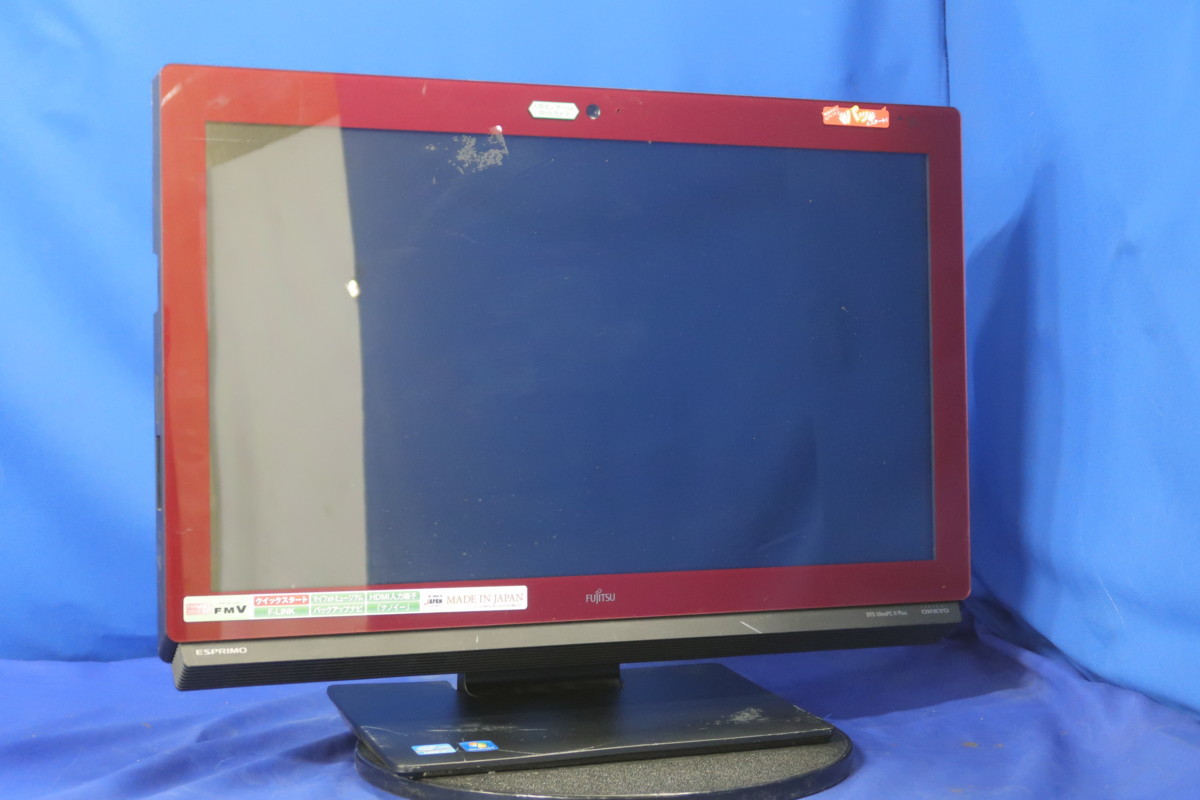 富士通 ESPRIMO FH77/GD Core i7-2670QM 2.2GHz 8GB ブルーレイ 一体型 ジャンク K28011(モニタ ...