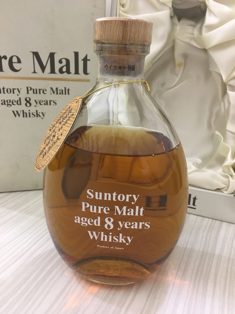 サントリー ピュアモルト 8年 特級 Suntory Pure Malt Whisky 8years old 720ml 43％ 化粧箱付(日本)｜売買されたオークション情報、yahooの商品 ...