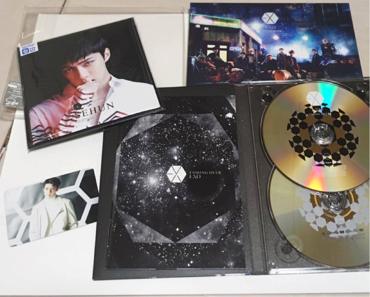 EXO COMING OVER 初回盤 CD DVD トレカ セフン メンバー別ジャケット セフン 2点セット(アジアンポップス)｜売買された ...